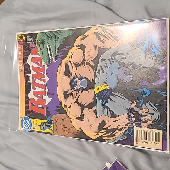 Other | Batman 497 Bane Breaks Batmans Back Knightfall Newsstand Upc ...